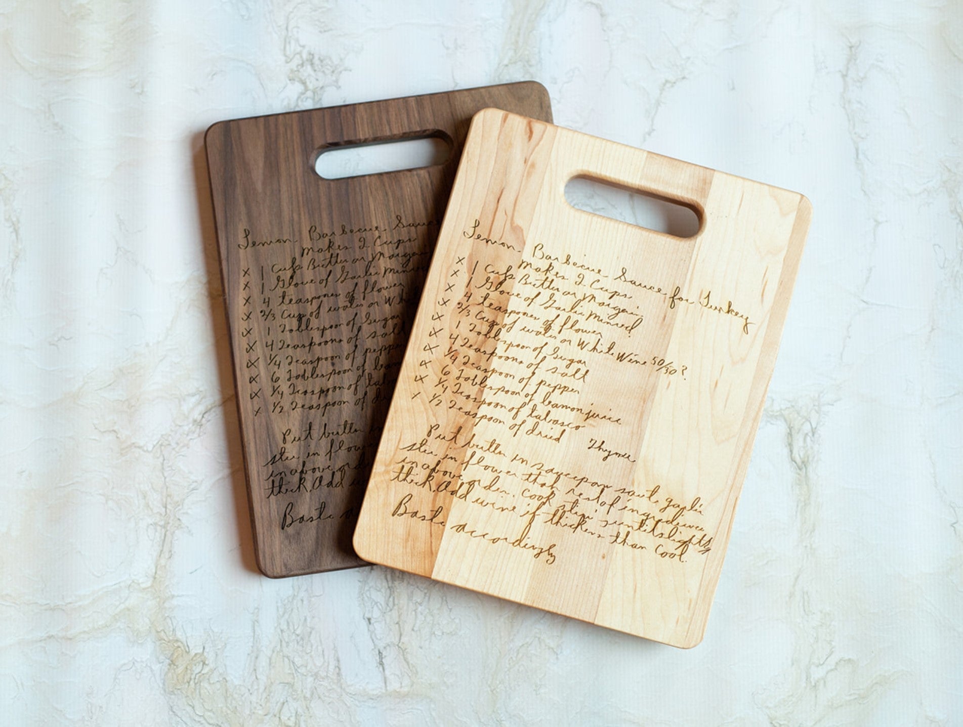 Family Recipe Board | MEDIUM | Personalized Cutting Board | Kustom ...