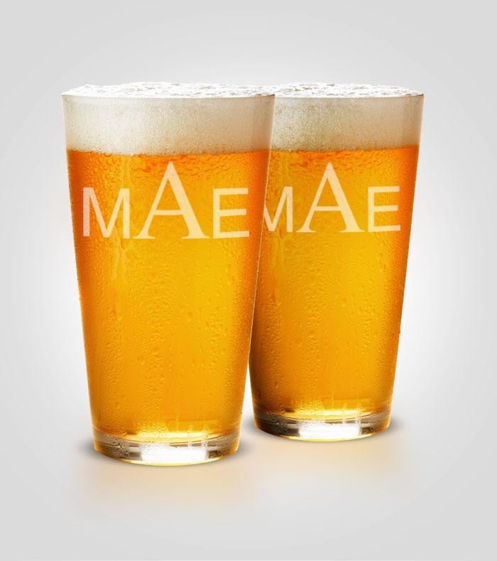 Pint Glasses Set | Style 5