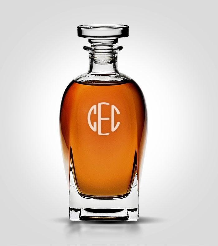 Round Decanter Style 3 | Personalized Decanter | Kustom Products Inc