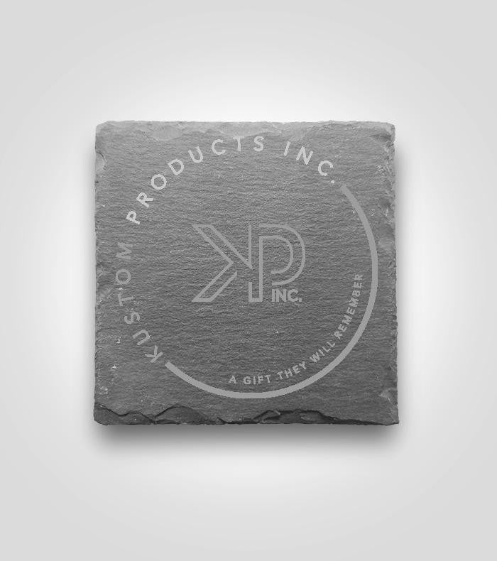 Slate Coaster - Custom Image | Engraved Slate Coaster – Kustom Products Inc